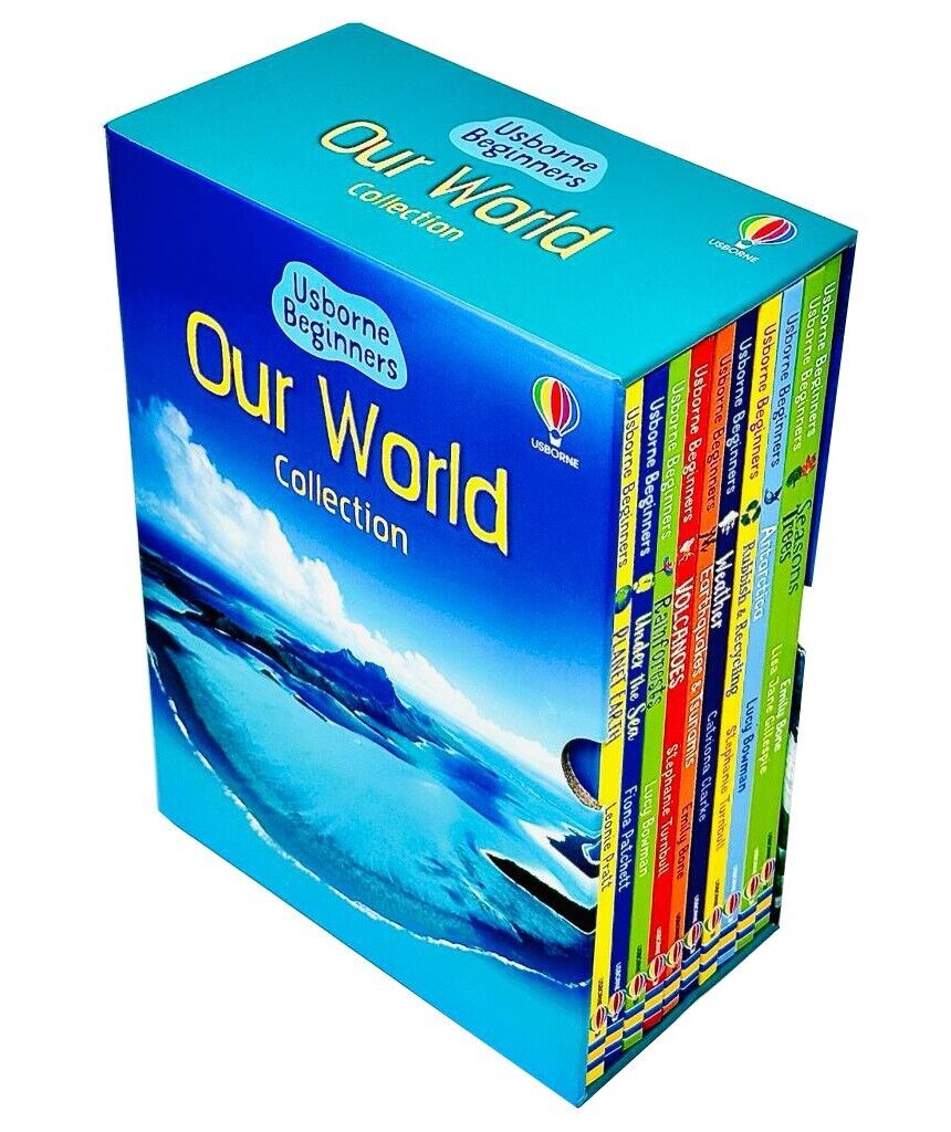 Usborne Beginners Our World 10 Books Box Collection Set (Weather, Anta ...